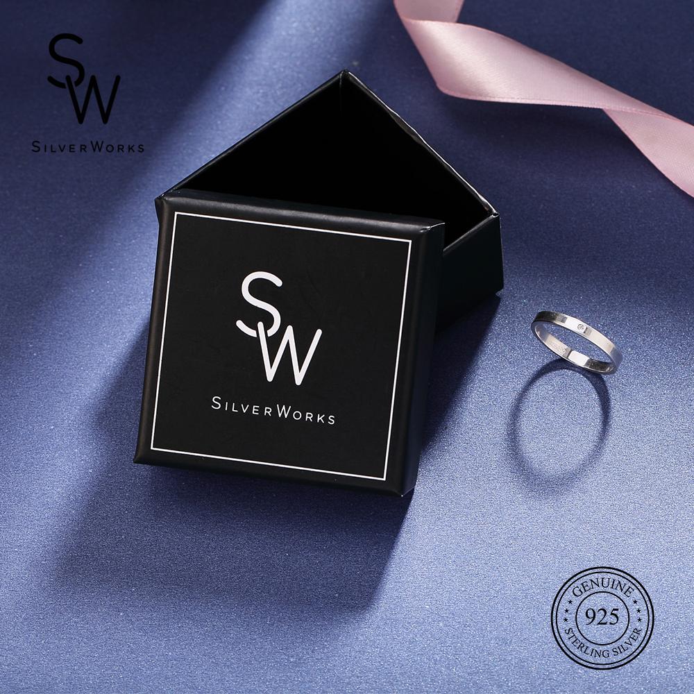 Frances 925 Sterling Silver Wedding Ring | SilverWorks