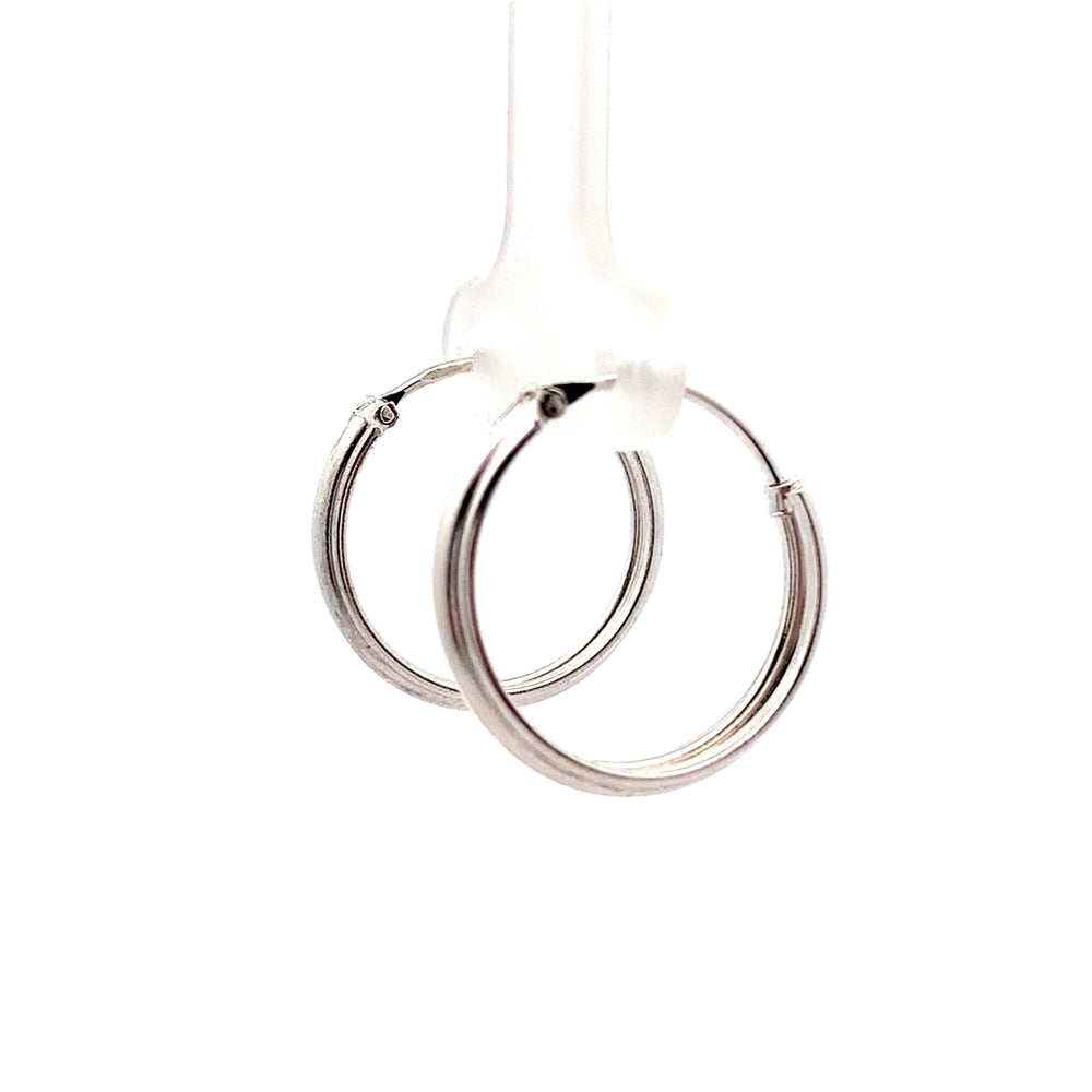 Small Endless Hoop 925 Sterling Silver Earrings Philippines | Silverworks – SilverWorks