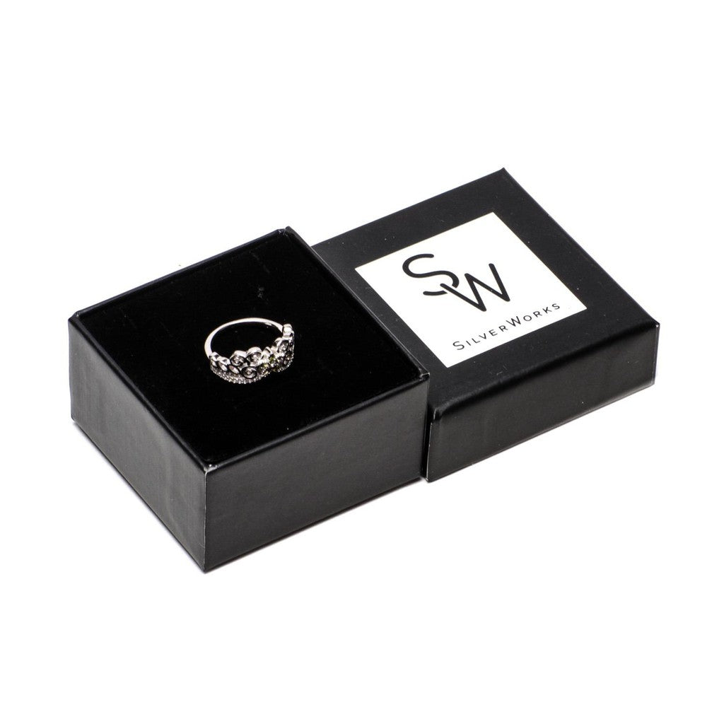 Mulan Disney Princess 925 Sterling Silver Crown Ring | SilverWorks