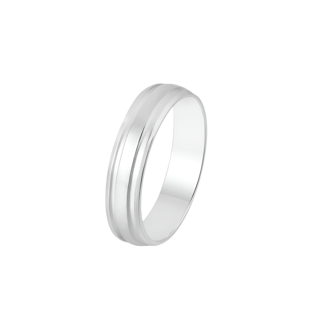 Willa 925 Sterling Silver Wedding Band Ring Size 6/10 | SilverWorks