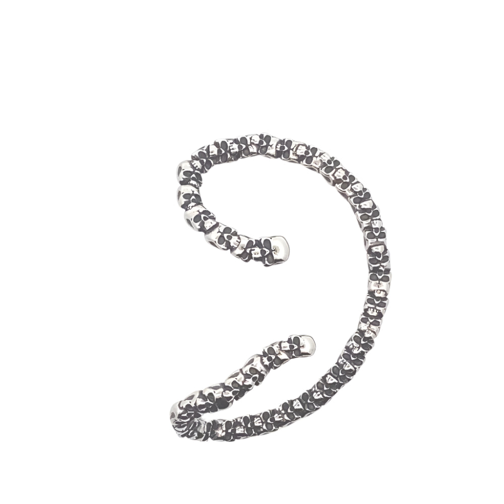 Mercurius Stainless Steel Cuff Earrings | SilverWorks